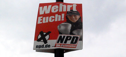 NPD-Wahlkampf in Berlin II: Inspiration Arbeitsamt – oder Inhaltsleere ...