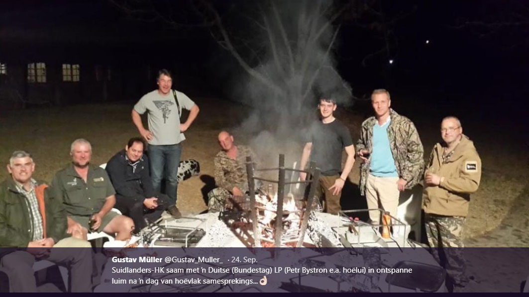 Bystron bei den „Suidlanders“: AfD-Mann Bystron absolviert ...