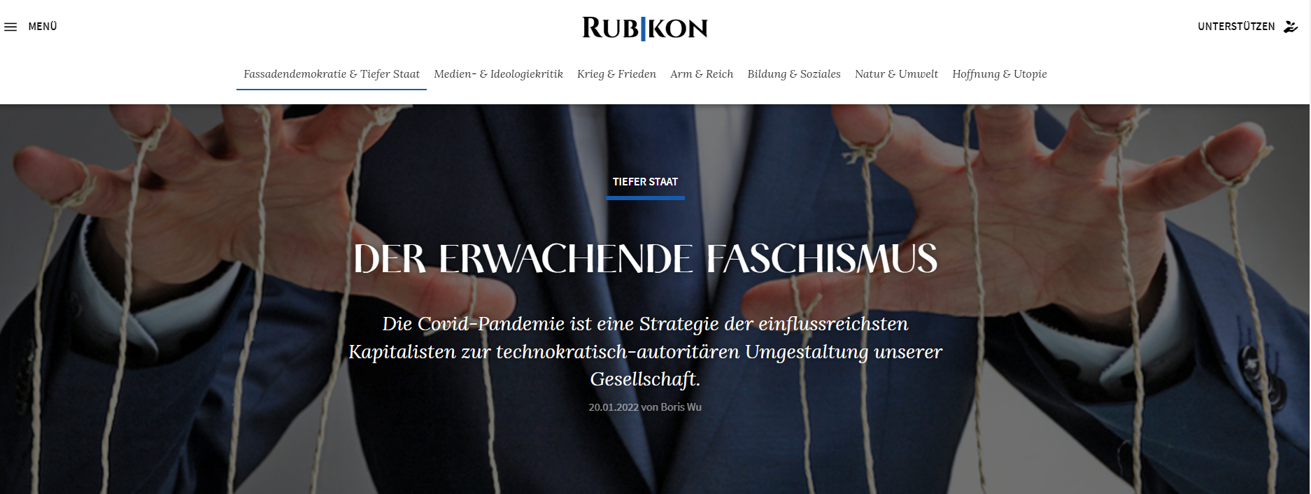 Rubikon News: Ein Querfront-Magazin? - Belltower.News
